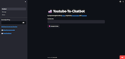 YouTube to Chatbot - Altern